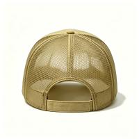 China Custom 6 Panel Trucker Cap High Profile Cotton Front Mesh Back Adjustable Snapback for sale