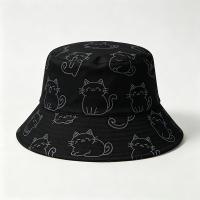 China Cotton Fisherman Bucket Hat for Adults Wide Brim 100% Cotton Fabric Sun Protection Outdoor Hat for sale