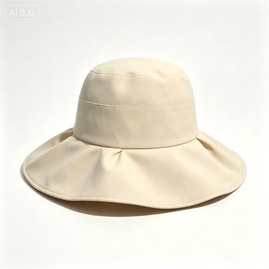 China 100% Cotton Fisherman Bucket Hat Wide Brim Outdoor Sun Protection Recycle Fabric One Size for sale