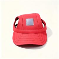 China Adjustable Cotton Pet Hat with Cute Animal Ears 50g Washable for Cats and Small Dogs for sale