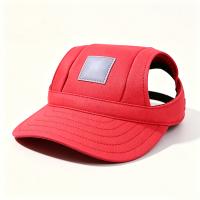China Adjustable Cotton Pet Hat with Cute Animal Ears 50g Washable for Cats and Small Dogs for sale
