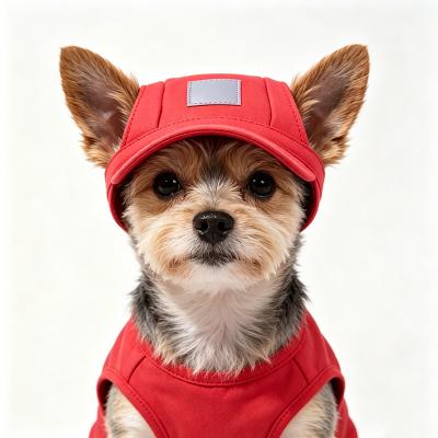 China Adjustable Cotton Pet Hat with Cute Animal Ears 50g Washable for Cats and Small Dogs for sale