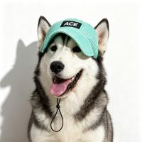 China Adjustable Cotton Pet Hat for Small Dogs with Velcro Strap S M L Sizes for sale