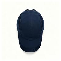 China Custom Sport Cap with Velcro Buckle Closure Breathable Polyester Sweatband Unstructured Low Profile for sale