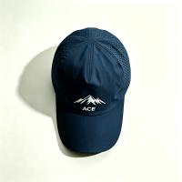 China Custom Sport Cap Low Profile Curve Brim 6 Eyelets Breathable Polyester One Size Fits All for sale