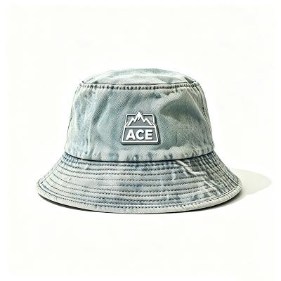 China 100 Percent Cotton Fabric Fishing Bucket Hat One Size Durable Lightweight Comfortable Outdoor Headwear For Sun Protection for sale