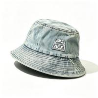 China 100 Percent Cotton Fabric Fishing Bucket Hat One Size Durable Lightweight Comfortable Outdoor Headwear For Sun Protection for sale