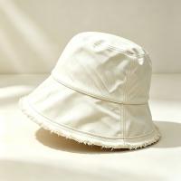 China Wide Brim Fisherman Hat Custom Logo Cotton Fisherman Bucket Hat Ideal for Sun Protection During Outdoor Activities for sale