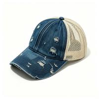 China High Profile 6 Panel Trucker Cap featuring cotton fabric ideal for outdoor activities casual fashion and team branding for sale