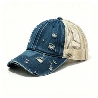 China High Profile 6 Panel Trucker Cap featuring cotton fabric ideal for outdoor activities casual fashion and team branding for sale