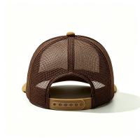China 6 Panel Trucker Mesh Cap Breathable Lightweight Adjustable Snapback Hat Great Choice for Outdoor Labor and Casual Outings for sale