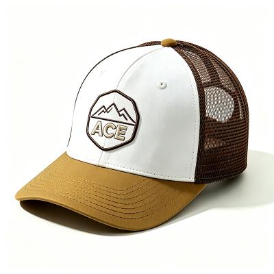 China 6 Panel Trucker Mesh Cap Breathable Lightweight Adjustable Snapback Hat Great Choice for Outdoor Labor and Casual Outings for sale