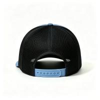 China Polyester 6 Panel Trucker Cap Trendy Trucker Style Mesh Back Snapback Hat Designed for Versatile Outdoor and Casual Wear for sale