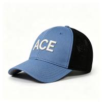 China Polyester 6 Panel Trucker Cap Trendy Trucker Style Mesh Back Snapback Hat Designed for Versatile Outdoor and Casual Wear for sale