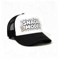 China Curved 6 Panel Trucker Cap Plastic Snapback Closure Customized Ideal for Campaigns Team Uniforms and Casual Wear for sale