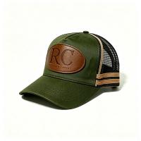 China 6 Panel Constructed Trucker Mesh Cap Featuring Breathable Mesh Back Adjustable Snap Closure Ideal for Events and Uniforms for sale
