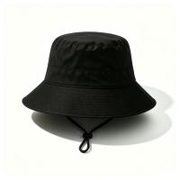 China Recycled Sustainable Materials Fisherman Bucket Hat with 100% Cotton Lining and Wide Brim Sun Protection for sale