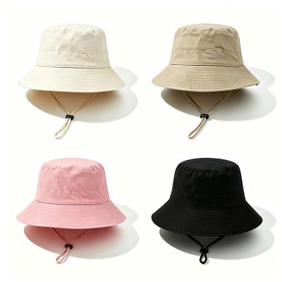 China Recycled Sustainable Materials Fisherman Bucket Hat with 100% Cotton Lining and Wide Brim Sun Protection for sale