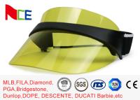 China Green Adjustable Sun Visor Cap With UV50+ Colored Jacquard Elastic Tape for sale
