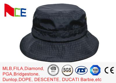 China Custom Black Fisherman Bucket Hat Unisex Adult Size Custom Logo for Men Women for sale