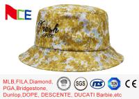 China Printing Fishman Bucket Hat Cotton Embroidery Letter For Adult for sale