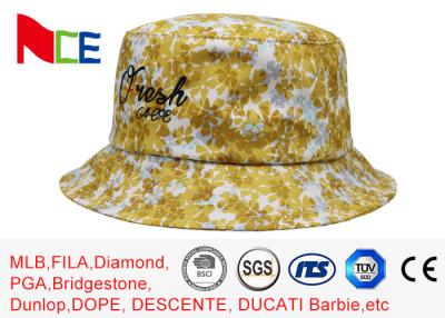 China Printing Fishman Bucket Hat Cotton Embroidery Letter For Adult for sale
