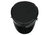 China Black Military Cadet Cap for Women - PU Material, 48-60cm Size Range, Custom Logo Options, SGS Certified for sale