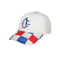 China White Color Sublimation N Brim Cotton Twill Baseball Hat Customized Color / Size for sale