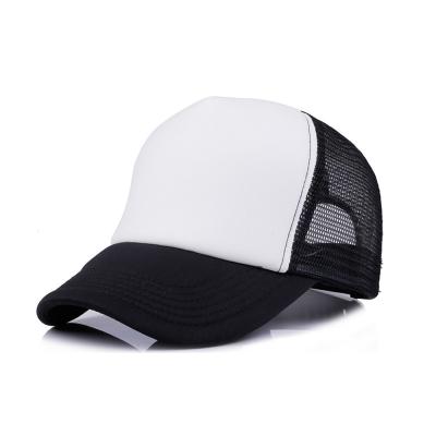 China Unisex 5 Panel Foam Mesh Trucker Hat Full Mesh Baseball Cap Eco Friendly 58cm for sale