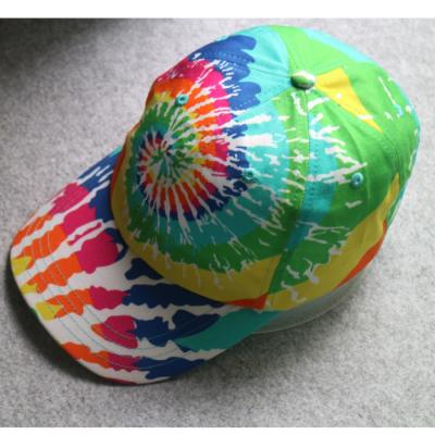 China Custom Rainbow Unisex Printed Baseball Cap Eco Friendly 58cm Ace Headwear for sale