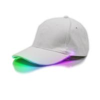 China Custom LED Baseball Cap 58cm Size with Flat or Curved Visor for Promotional Events for sale