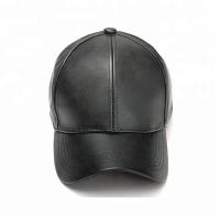 China Color Blank Pu Leather 6 Panel Baseball Cap For Women Unconstructed Style for sale