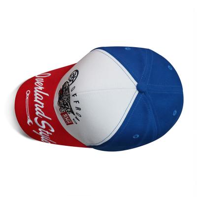 China Custom Embroidered Baseball Cap 58cm Constructed Shape Fully Customizable for sale