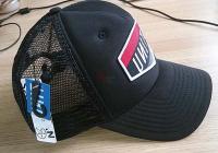 China American Leather Strap Mens Hip Hop Hats , Trucker Mesh Baseball Cap for sale