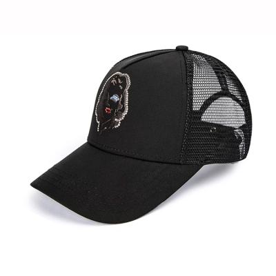 China Custom Reversible Sequin 5 Panel Trucker Cap - 58cm Size with Black Mesh Back for Promotional Customization for sale