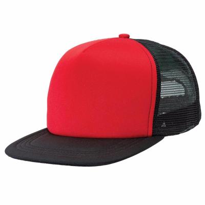 China Custom 5 Panel Unisex Flat Brim Snapback Hat 58cm Plastic Buckle Back Closure for sale