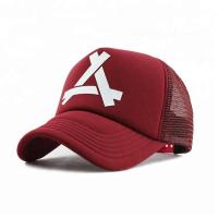 China Custom Logo 5 Panel Trucker Cap - 58cm Size with 100% Polyester Mesh Back for Promotional Advertising for sale