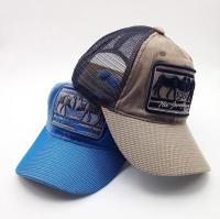 China Custom 3D Embroidered 5 Panel Trucker Cap for Men 56-60cm Cotton Nylon for sale
