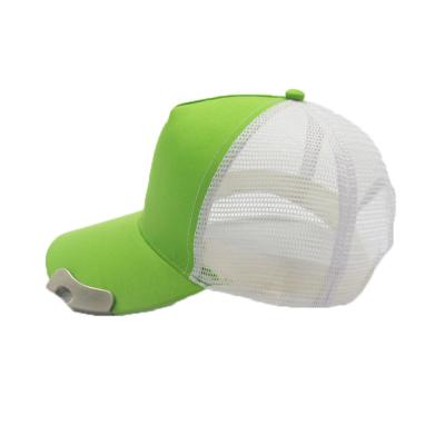 China Custom Foam and Mesh Trucker Cap with Bottle Opener - 56-58cm Unisex Size, 100pcs MOQ for sale