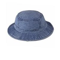 China Custom Reversible Denim Boonie Bucket Hat for Men Women 58cm Tie Dye Fishing Cap for sale