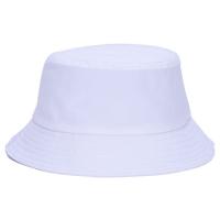 China Custom Solid Black Fisherman Bucket Hat Blank Style for Women 58cm Size for sale