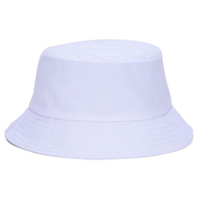 China Custom Solid Black Fisherman Bucket Hat Blank Style for Women 58cm Size for sale