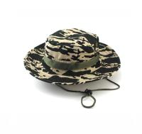 China Custom 100% Cotton Fisherman Bucket Hat with Strings - 58cm Size, Quick-Dry Plain Pattern for Adults and Kids for sale
