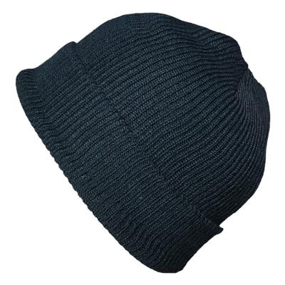 China Custom Knit Beanie Hats Wholesale Solid Color Unisex Fitted Wool Winter Cap 100pcs MOQ for sale