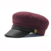 China Lightweight Unisex Military Cadet Cap 56-58cm Size Range with Custom Logo Options and 100pcs MOQ for sale