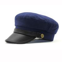 China Lightweight Unisex Military Cadet Cap 56-58cm Size Range with Custom Logo Options and 100pcs MOQ for sale