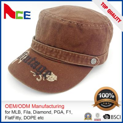 China Custom Embroidered Military Boonie Cap 48-60cm Size Range with 30-Day Production Lead Time for sale