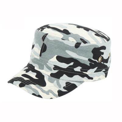 China 2019 Military Camouflage Flat Top Cap 100% Cotton - 62x48x36cm Carton Size with 30-Day Production Lead Time for sale