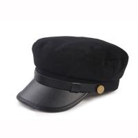 China Custom Military Peaked Cap 56-60cm Size with Eco-Friendly Materials and Embroidery Options for sale