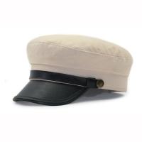 China Custom Military Peaked Cap 56-60cm Size with Eco-Friendly Materials and Embroidery Options for sale